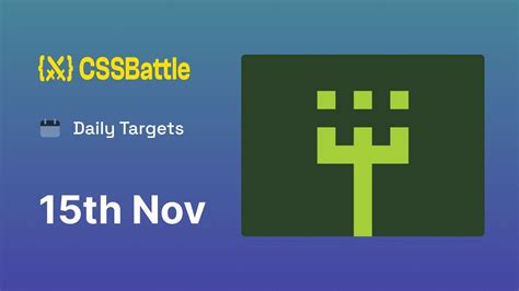 css battle daily target 15th november 2023 solution css challenge