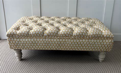 The Maria Footstool Hassock Interiors