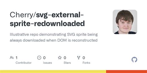 GitHub Cherry Svg External Sprite Redownloaded Illustrative Repo Demonstrating SVG Sprite