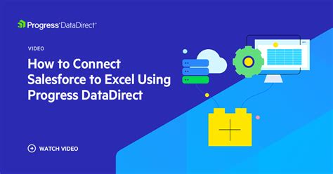 How To Connect Salesforce To Excel Progress Datadirect Videos