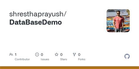 Github Shresthaprayushdatabasedemo