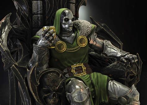 Doctor Doom On Throne Zbrushcentral