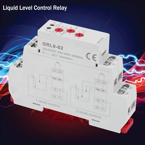 Buy Liquid Level Control Relay GRL8 02 10A AC DC 24V 240V Liquid Level Control Relay Water