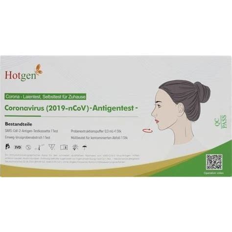 Hotgen Coronavirus 2019 Ncov Ag Test Layman Nose Covid 19 Test Uk