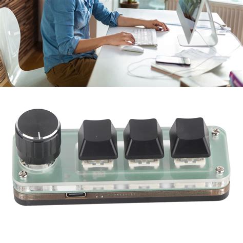 Dpofirs Osu Keypad Gaming Keyboard 3 Key Hot Swap Game Keyboards Usb Rgb