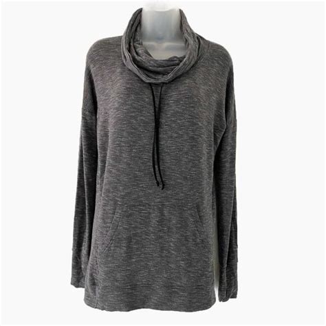 Athleta Tops Athleta Womens Cowl Neck Athleisure Drawstring