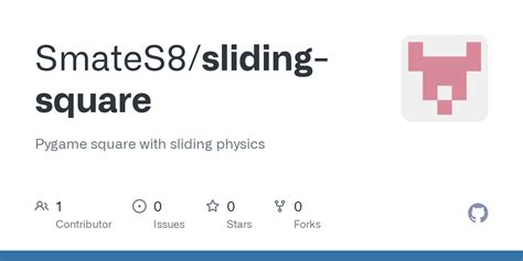 github smates8 sliding square pygame square with sliding physics