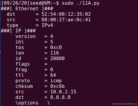 Seedlab1 Sniffing And Spoofing Labsniff And Spoof Csdn博客