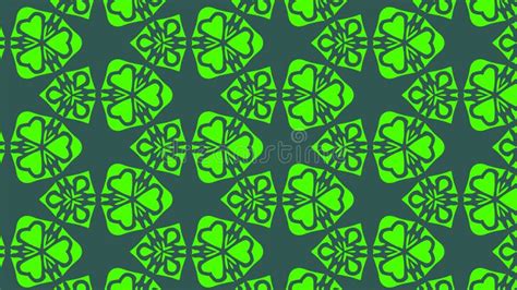 Simple Seamless Geometric Pattern Of Repeated Shapes With Green Stock Image Image Of Grass