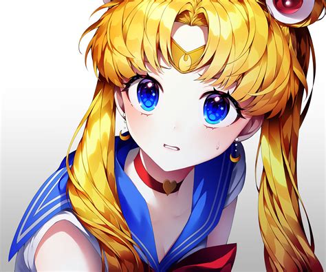 Tsukino Usagi And Sailor Moon Bishoujo Senshi Sailor Moon Drawn By Ha Youn Danbooru