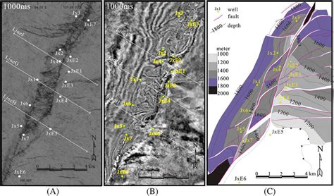 Maps Showing The Geometric Features Of Fault Bend F A Seismic