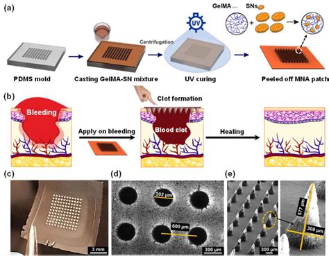 Stopping Blood Loss With A Bandage Covered In Microneedles