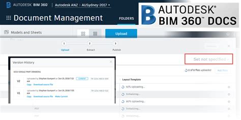 bim360 docs document sets