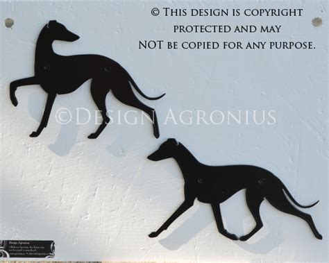 Whippet Small Silhouette Design Agronius