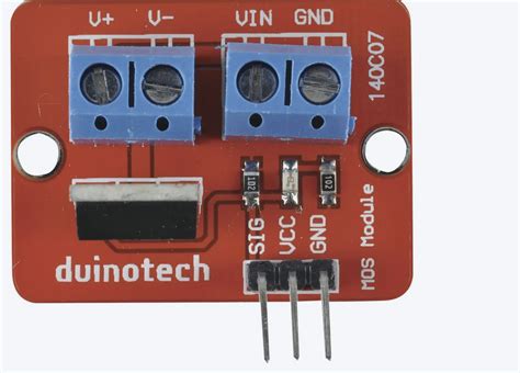 How To Use Duinotech Arduino Compatible 24v 5a Mos Driver Module