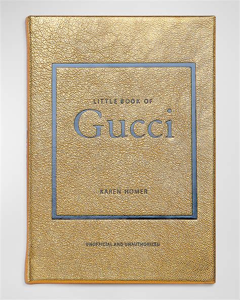 Graphic Image "Little Book of Gucci" Leather Bound Book | Horchow