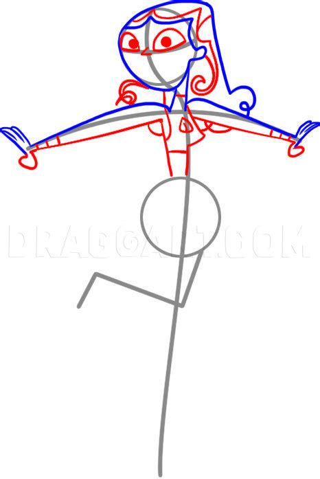 How To Draw Izzy Drawing Step By Step By Dawn Dragoart