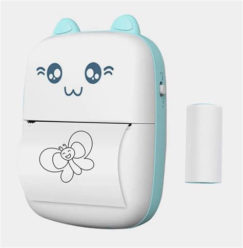 Принтер для наклеек этикеток Portable Mini Printer Mini Printer X1 Монохромный печать купить