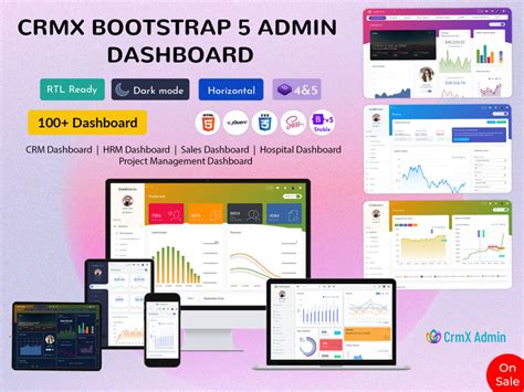 Crmx Bootstrap 5 Admin Dashboard Multipurpose Themes