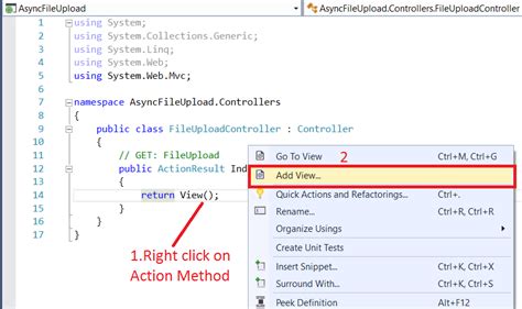 Asynchronous File Upload Using Kendo Ui Async Upload With Mvc And