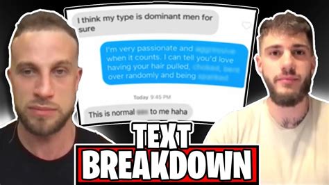 How To Sexualize Conversation Over Text Text Examples Breakdown PlayingWithFireChannel YouTube