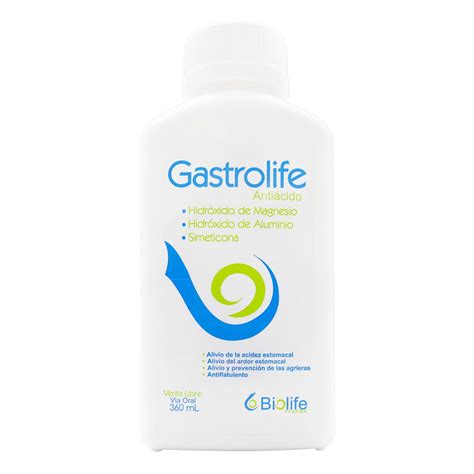 Gastrolife Suspencion 360 Ml Biolife Pharma Línea Vital Droguería 13632
