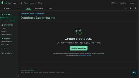 Mongodb Cloud Dark Theme