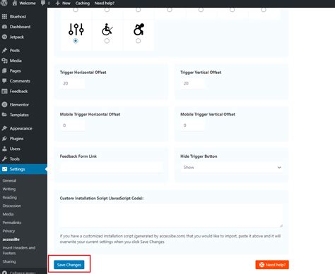 How To Install Accesswidget On A Wordpress Website Accessibe