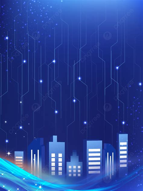 그라디언트 블루 기술 바람 도시 입체 배경 별빛 창의성 빛 배경 일러스트 및 사진 무료 다운로드 Pngtree