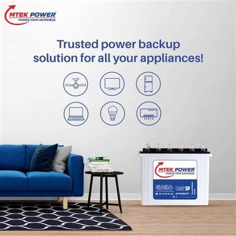 Microtek Mtek Power Dura Strong MTK1860TT Inverter Battery For Home 12 V At Rs 13900 In Jaipur