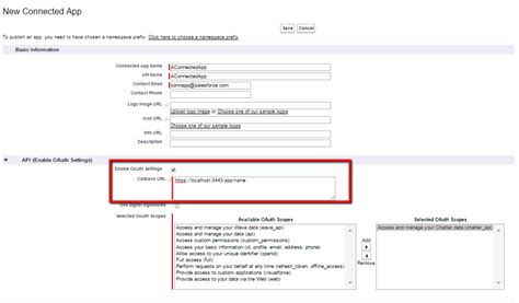 Clicking On The Salesforce Afx Connector Get Oauth 20 Access Token