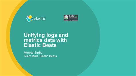 unifying logs and metrics with elastic beats speaker deck