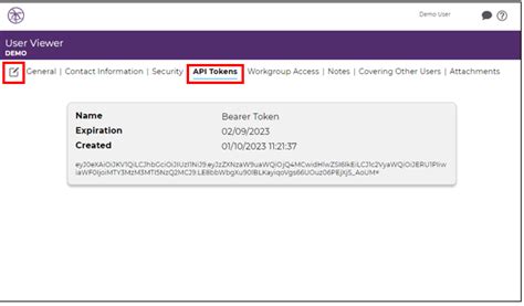 Generating Bearer Tokens In O4 Ingen Software