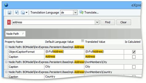 Localization Tool XAF Cross Platform NET App UI Web API DevExpress Documentation