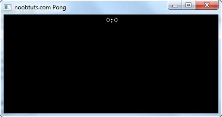 Noobtuts C D Pong Game