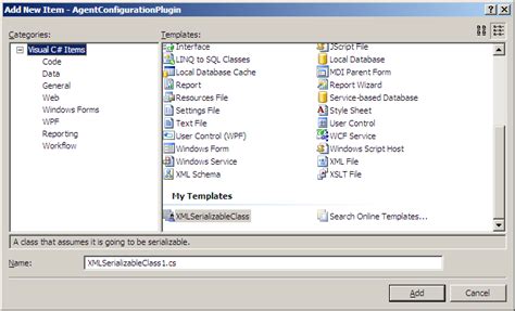 How To Create A Custom Class Template For Xml Serializable Classes