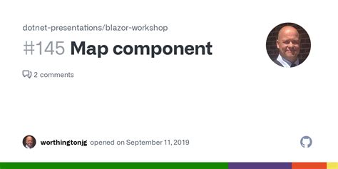 Map Component Issue 145 Dotnet Presentations Blazor Workshop GitHub