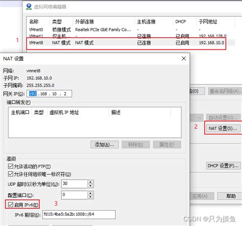 虚拟机linux设置ipv6地址 宿主机ipv4 虚拟机如何配置ipv6 csdn博客