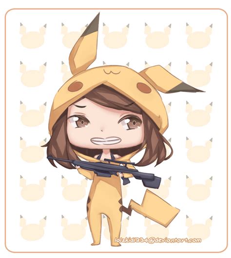 Pikachu Sniper By Kumashiorz On Deviantart