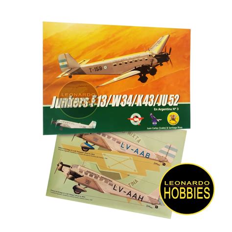 Junkers F13w34k43ju 52 En Argentina 3 Colección Núñez Padin