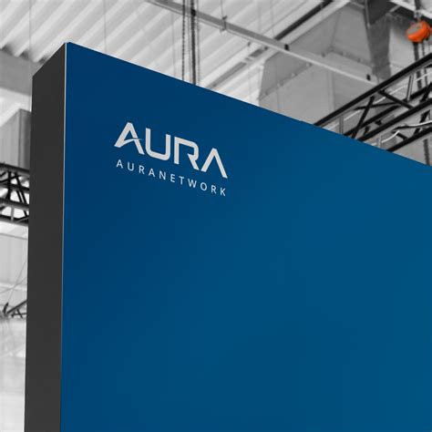 아우라네트워크 로고 로고 디자인 포트폴리오 크몽