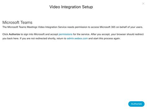 deploy webex video integration for microsoft teams