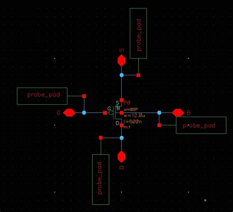 Lab Layout Of NMOS And PMOS Devices