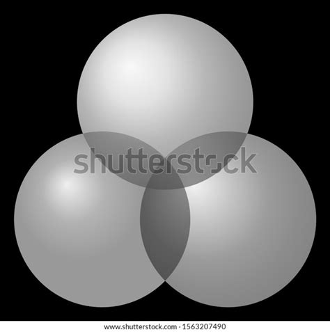 Diagram Intersections Three Sets Stock Illustration 1563207490