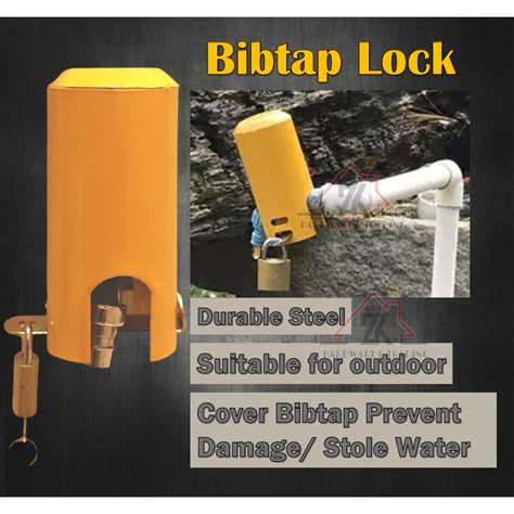Outdoor Bib Tap Stop Cock Lock Meter Bibtap Cover Safety Security Tap Locker Lock Untuk Kepala