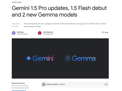 Google Updates Gemini 1 5 Pro Expanding Context Window From 1 Million To 2 Million Tokens