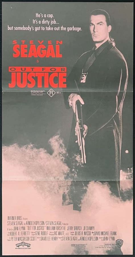 All About Movies Out For Justice 1991 Daybill Movie Poster Steven