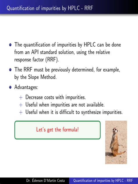 Quantification Of Impurities By Hplc Rrf 1676819655 Pdf High