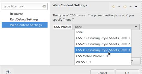 Kaloyan Raev Enable The CSS3 Profile In Eclipse