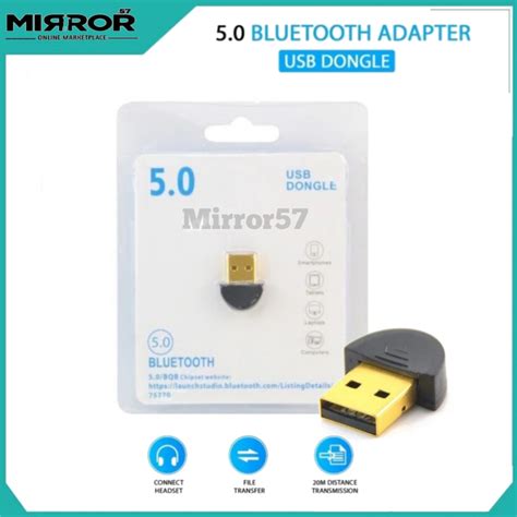 Jual Usb Mini Bluetooth 5 0 Usb Dongle Transmitter Receiver Di Pc Laptop Komputer Gold Plated